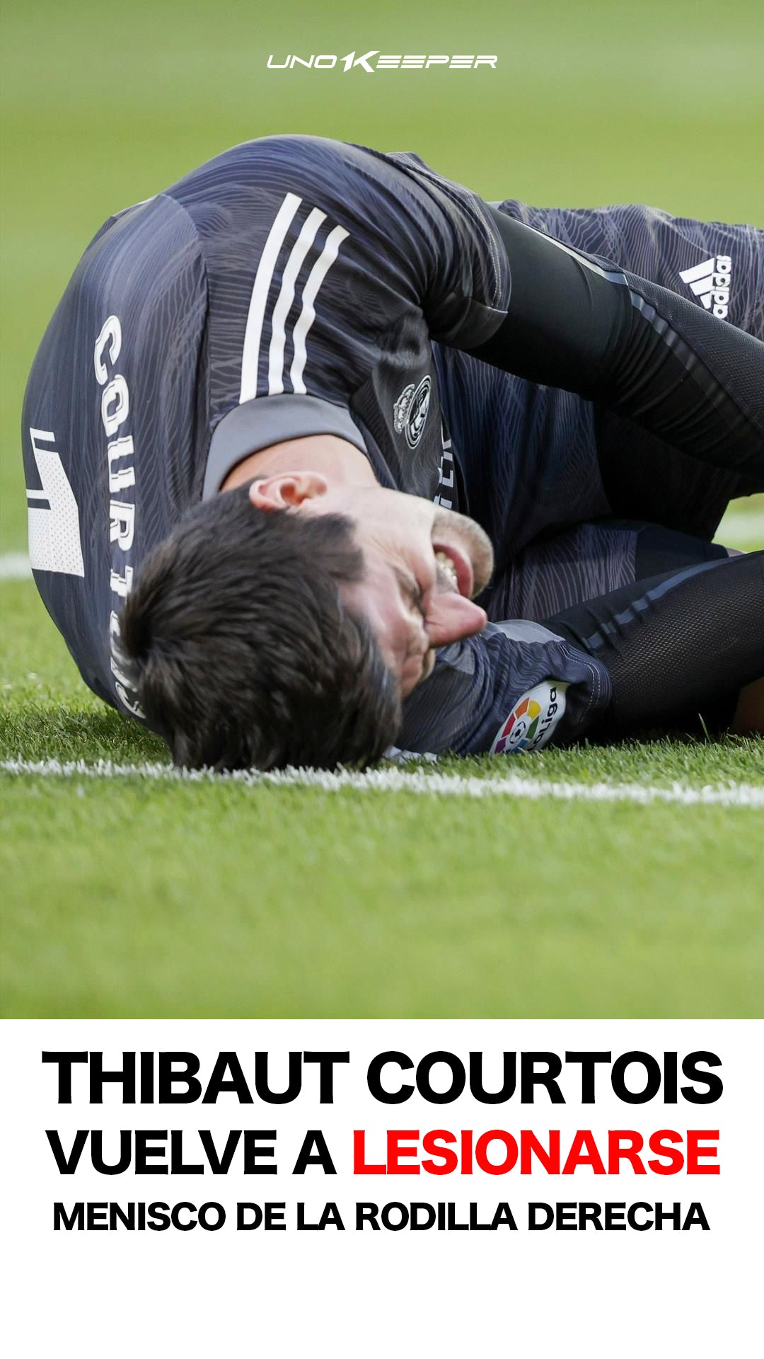 THIBAUT COURTOIS se LESIONA de nuevo, portero del Real Madrid – UnoKeeper